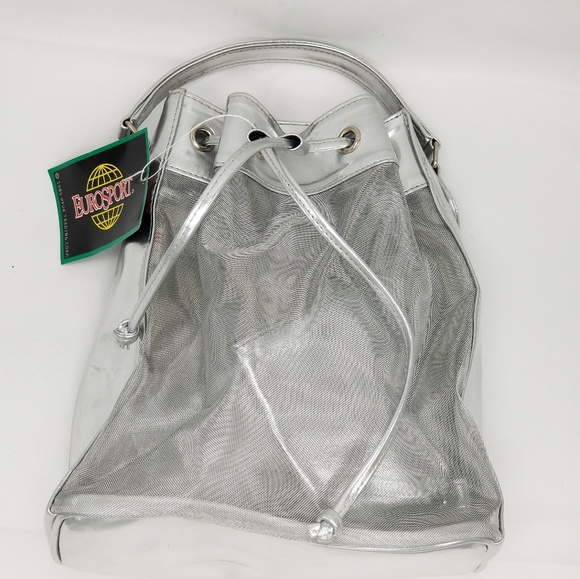 Eurosport | Bags | Eurosport Y2k Eurofashion Silver Mesh Front Bag ...